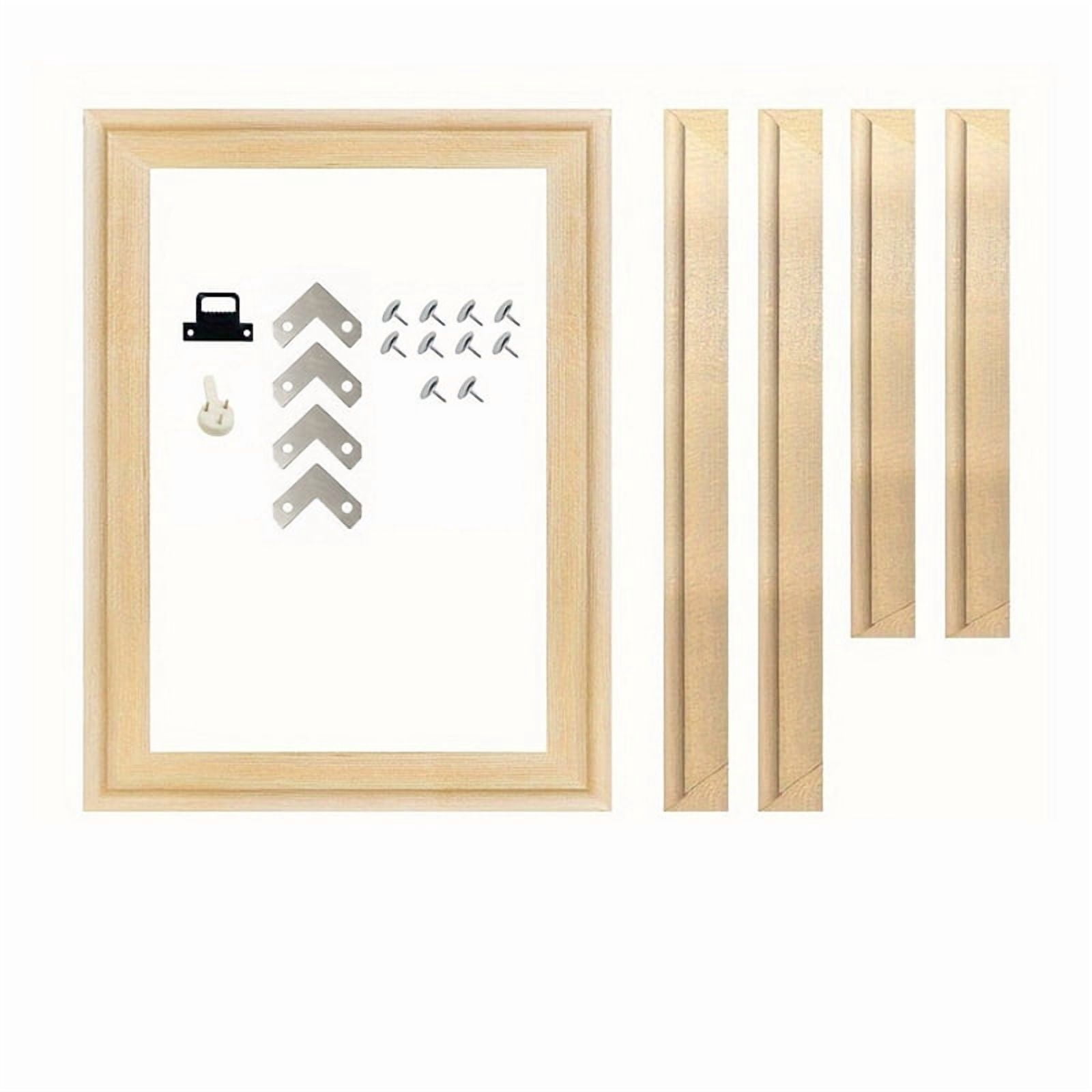 2 Pack 12inx16in DIY Wood Canvas Stretcher Bars, Canvas Frames Kit-Easy ...