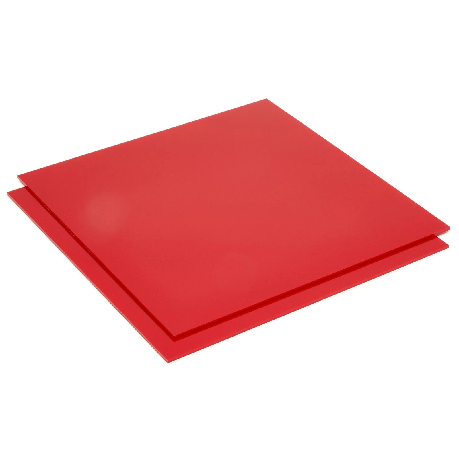 2-Pack 12x12-Inch Square Opaque Acrylic Plexiglass Sheet, Red - Walmart.com
