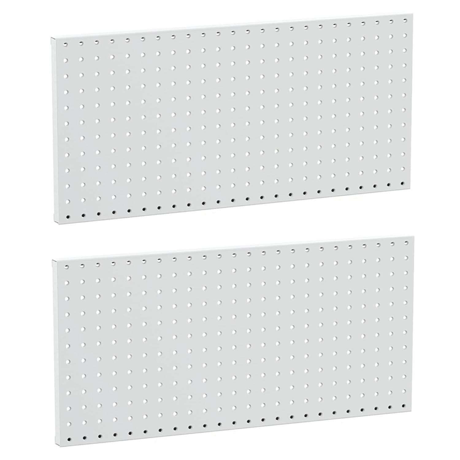 2-Pack 12x24 inch Metal Pegboard Panels for Garage Wall, Tool Storage Pegboard for Workbench ...