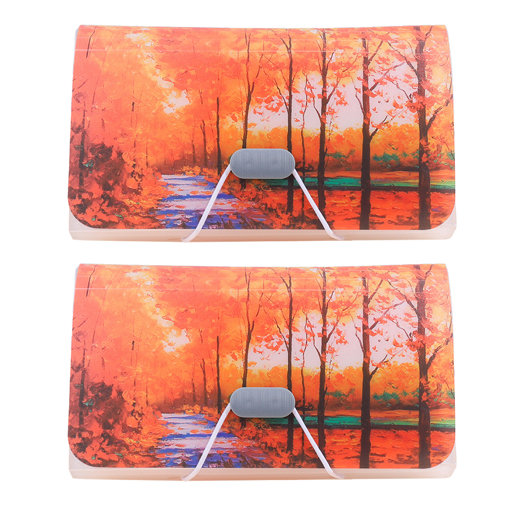 2 Pack 13 Pockets Accordion File Organizer, A6 Letter Size,Expanding ...