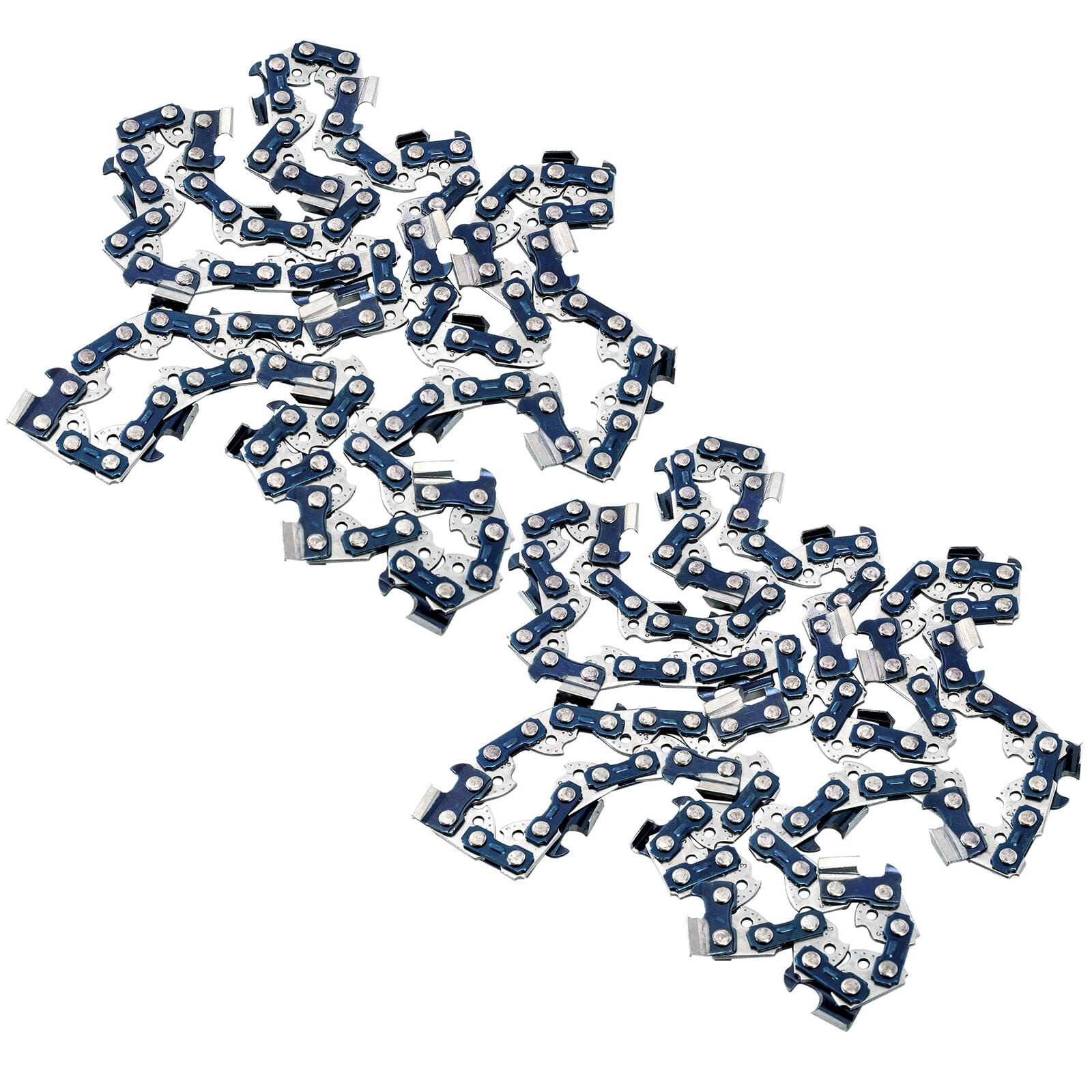 2-Pack 14-Inch Chainsaw Chains, Full-Chisel, 3/8" Low Profile, .043 ...