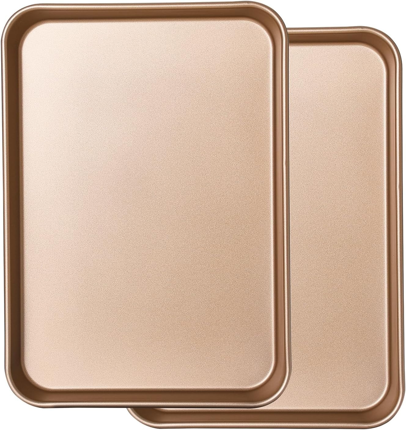 2 Pack 14 X 10 Inches Quality Baking Sheet Pan, Slick Carbon Steel ...