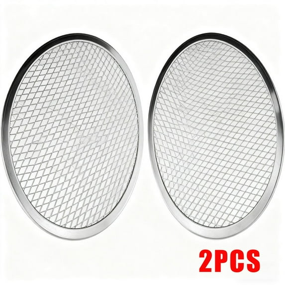 2 Pack 15-Inch Commercial Grade Aluminum Pizza Screens, Professional ...