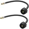 2-Pack 15'' RV Propane Hose, Quick Connect, Gas Line Replacement, 1/4 ...