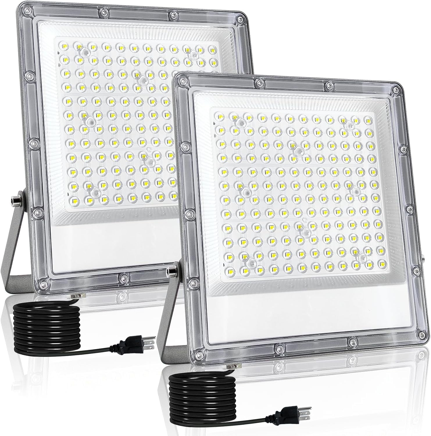INDMIRD 2 Pack 150W LED Flood Light Outdoor, Exterior Flood Lights ...