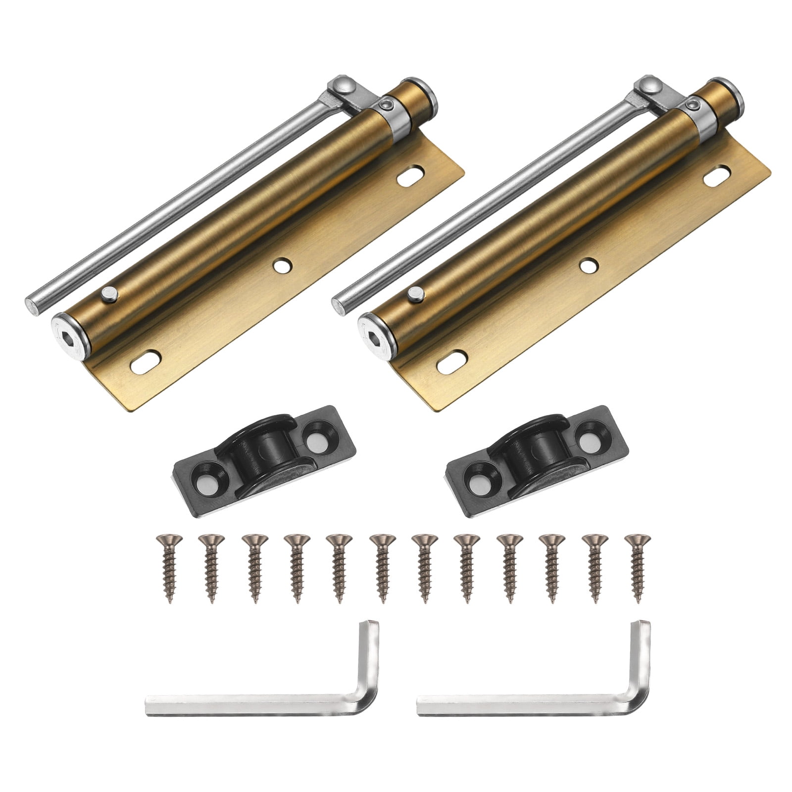 2 Pack 155mm Stainless Steel Automatic Safety Spring Door Closer ...