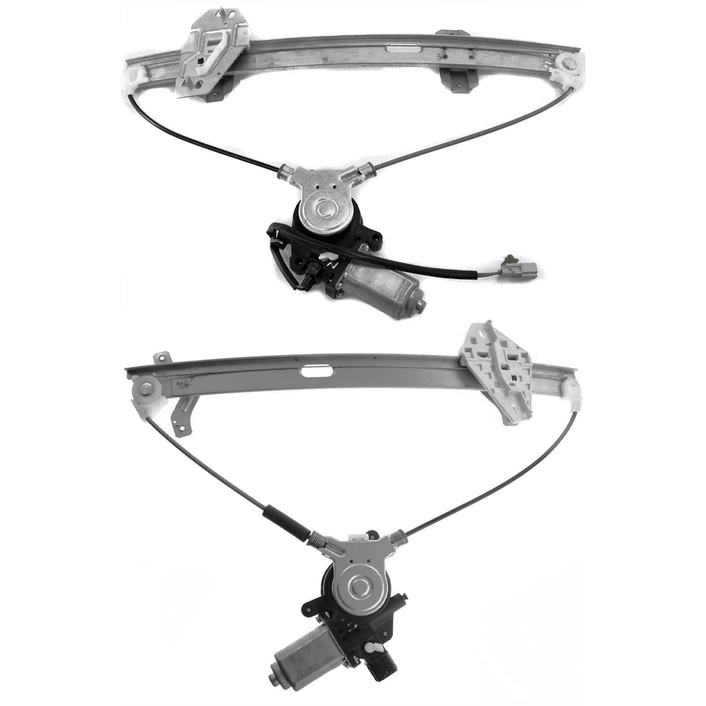 2 Pack 17711129 JC Whitney Window Regulator Glass Pair for Sedan 4-Door ...