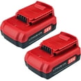2 Pack 18V 3000mAh Lithium-ion Replacement Battery for Porter Cable ...