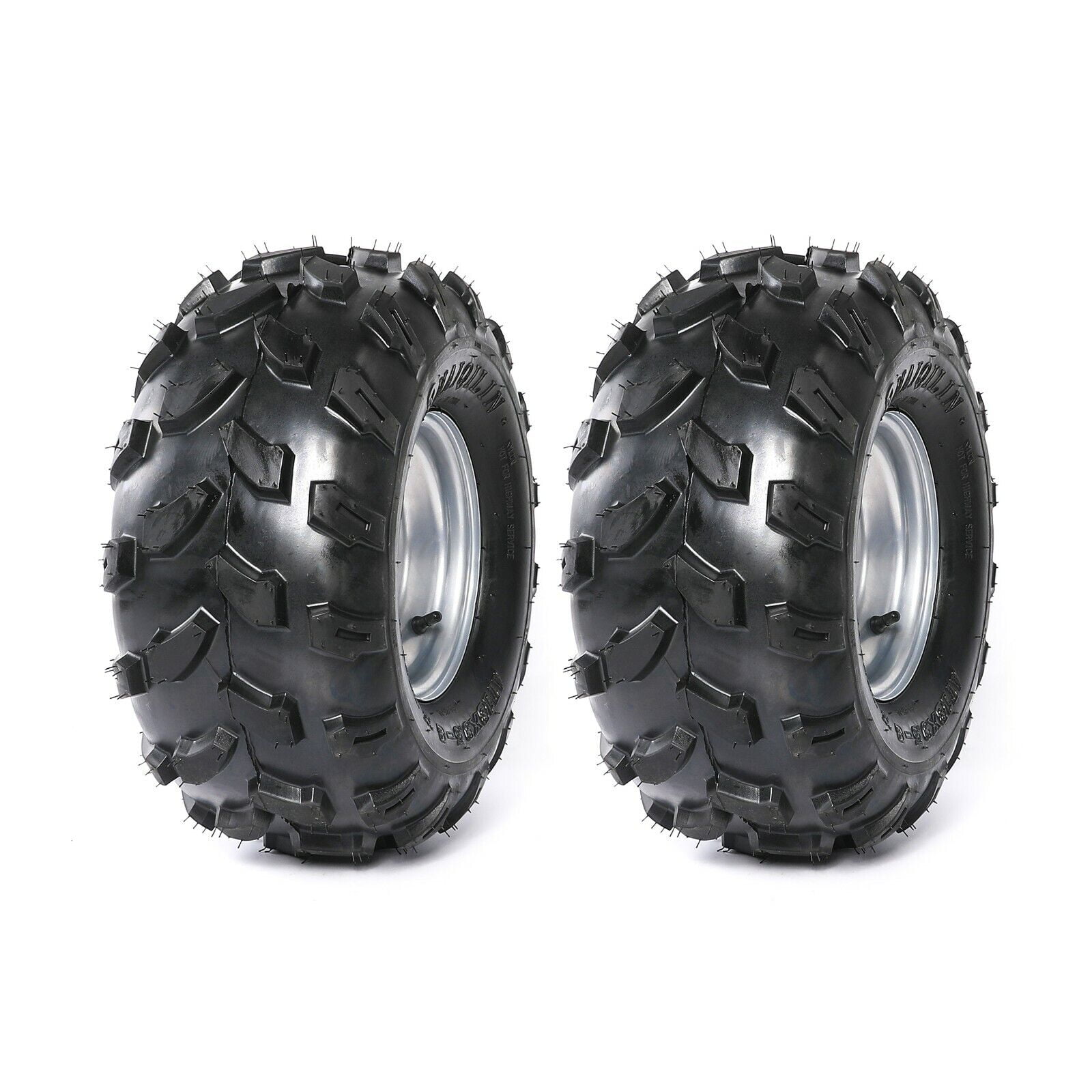 2 Pack 18x9.5-8 18x9.50-8 Tire with 4 Lug Rim Go Kart Rear Wheel Quad Lawn Mower - Walmart.com