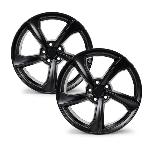2-Pack 19" Wheel Rim 19x9.5-inch 5-Lug ET45 Black, for Model Y 2025 ...