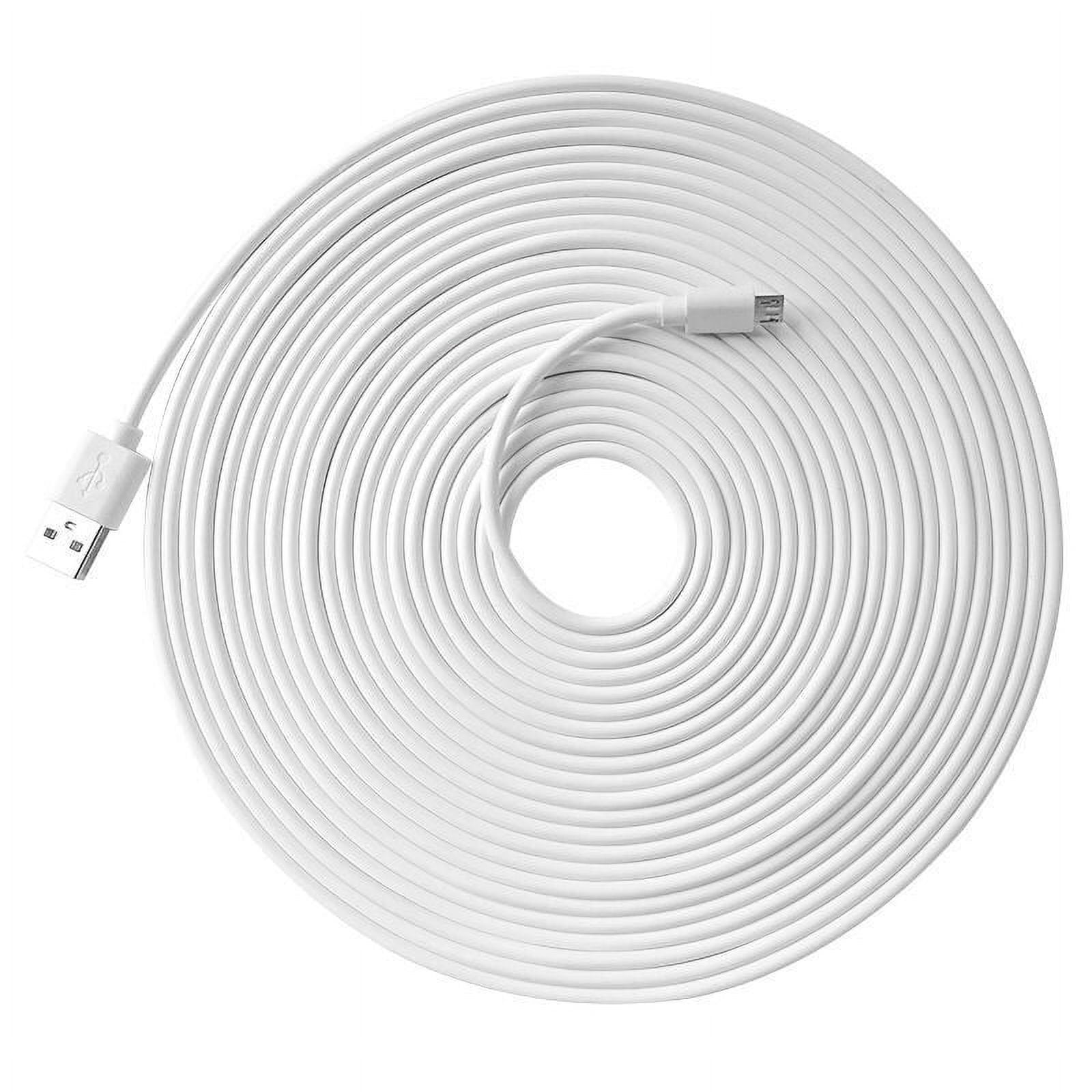 2 Pack 19FT Power Extension Cable for Wyze Cam Pan, for Wyze Cam v3 ...