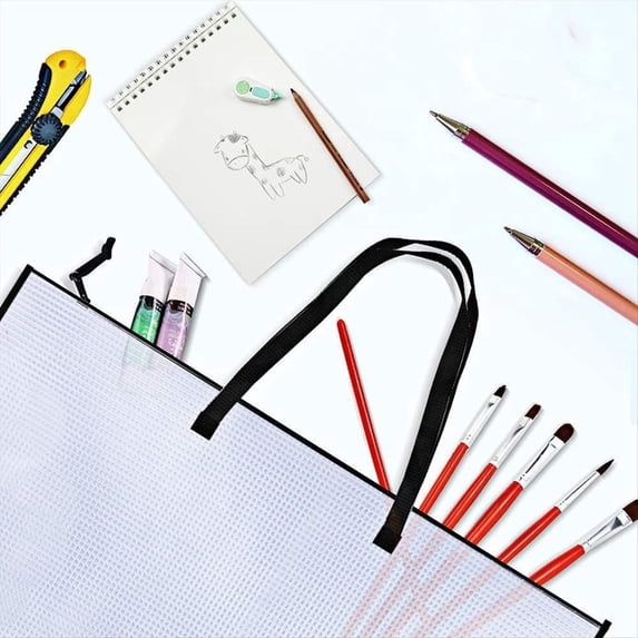 2 Pack 19X25 Inches Art Portfolio Case, Portfolio Folder for Artwork ...