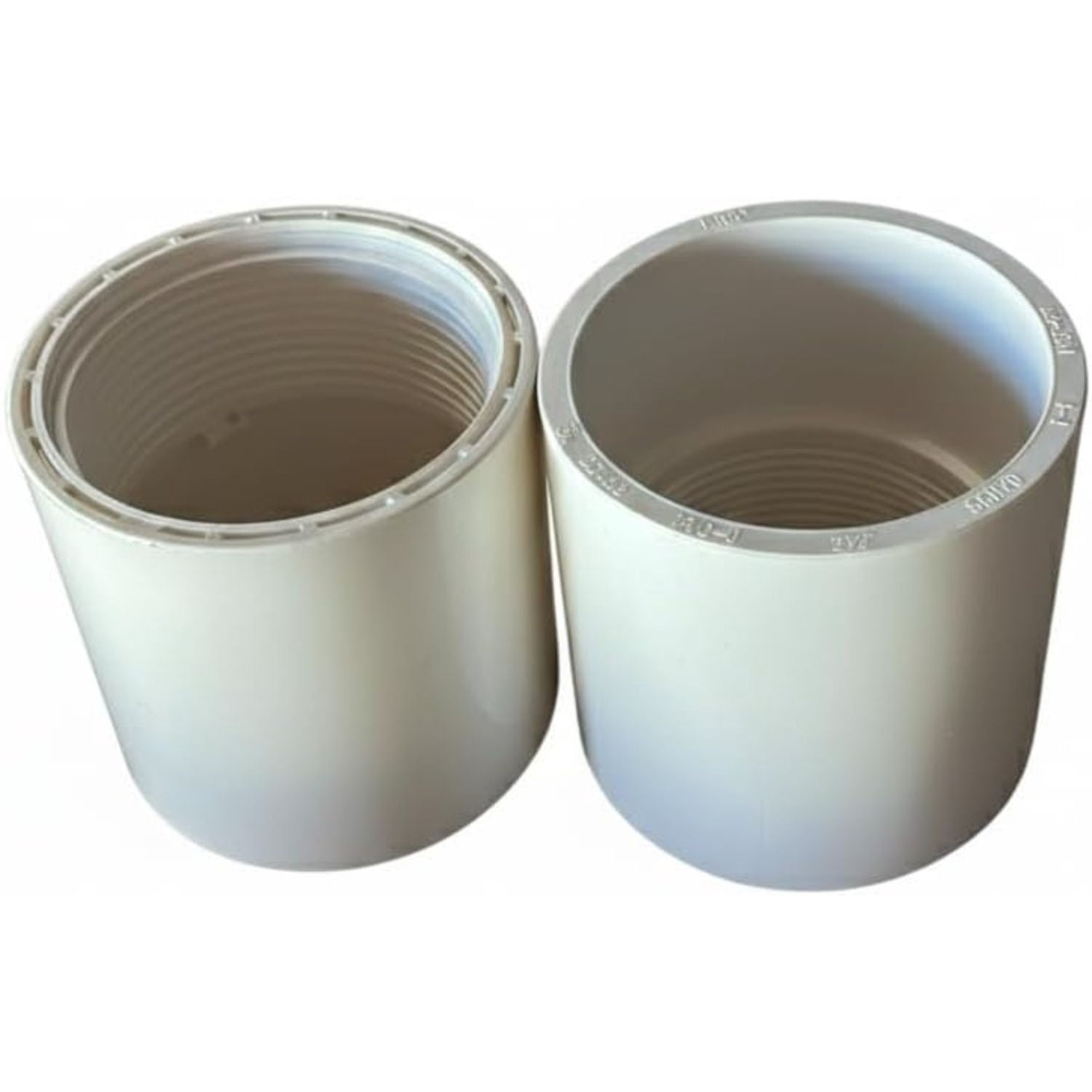2-Pack 2 1/2" PVC Female Adapters, Schedule 40 | High-Strength Slip x ...