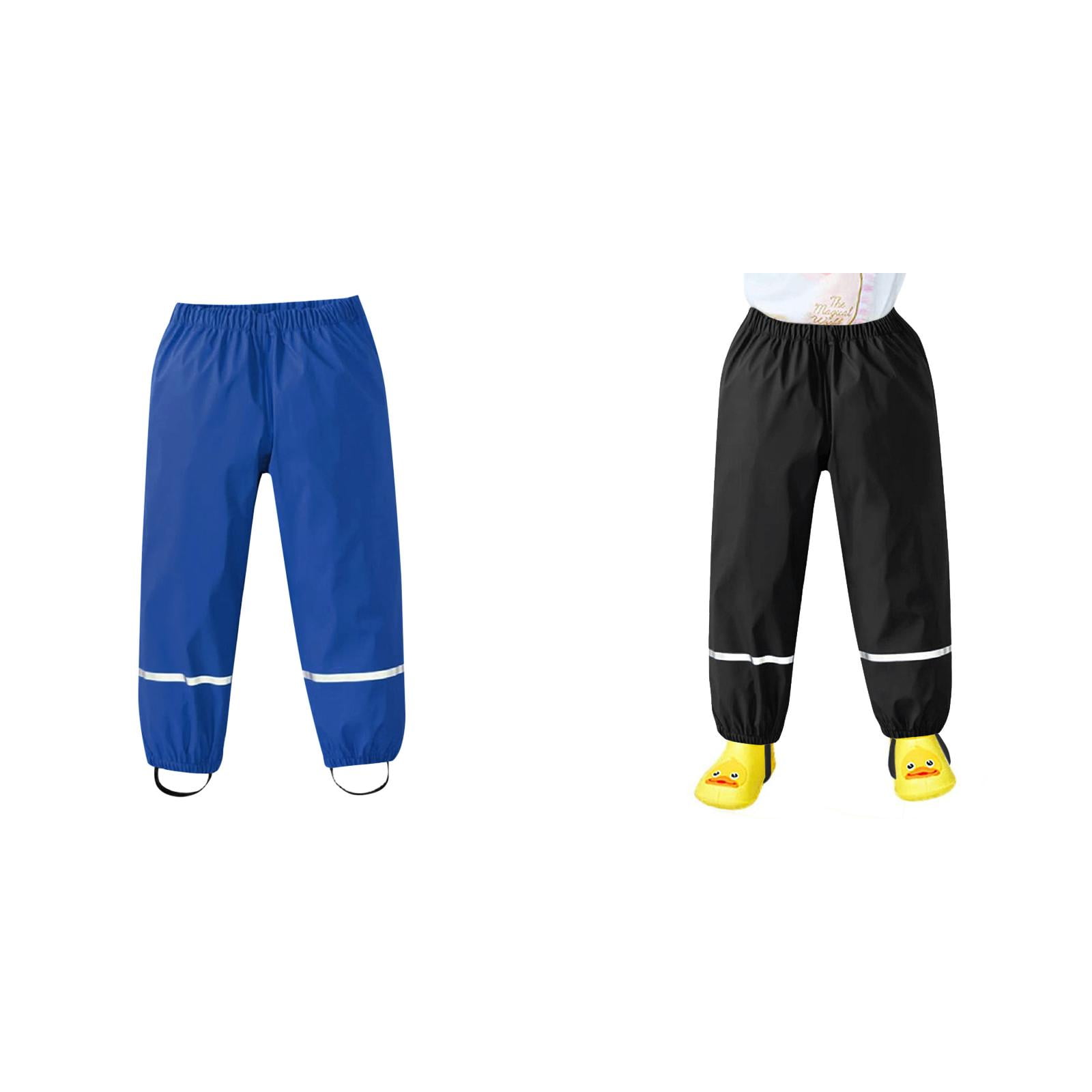 2-Pack,（2-12Y）Camping Kids Gear Fall Boots Toddler Fall Rain Coats for ...