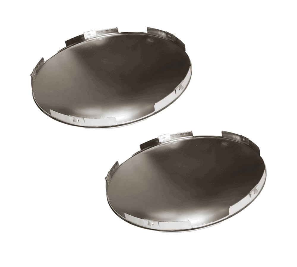 2 - Pack 2.250" Height Stainless Steel Semi Truck Hub Cap Cover - 5 ...