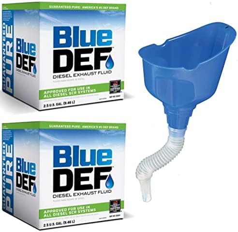 2 Pack 2.5 Gallon Blue DEF Diesel Exhaust Fluid Synthetic Urea ...