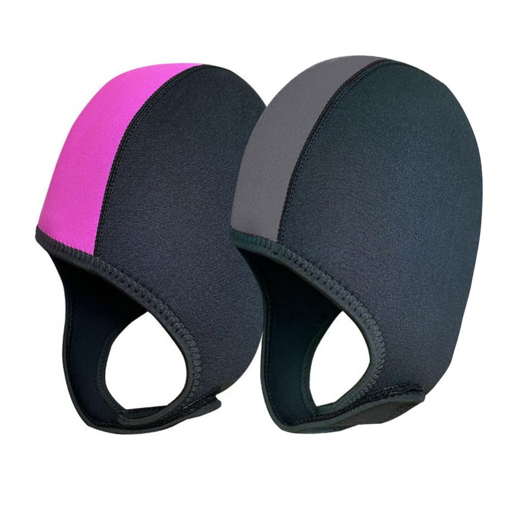 2 Pack 2.5mm Dive Cap Surf Cap,Diving Hat,Thermal Wetsuit Hood Cap with ...