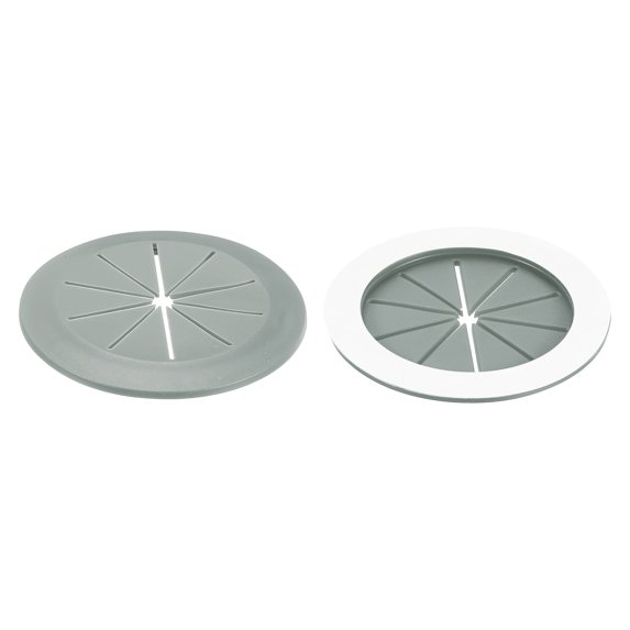 2 Pack 2.76 Inch Cable Grommets, Self-Adhesive Desk Hole Cover, Deep ...