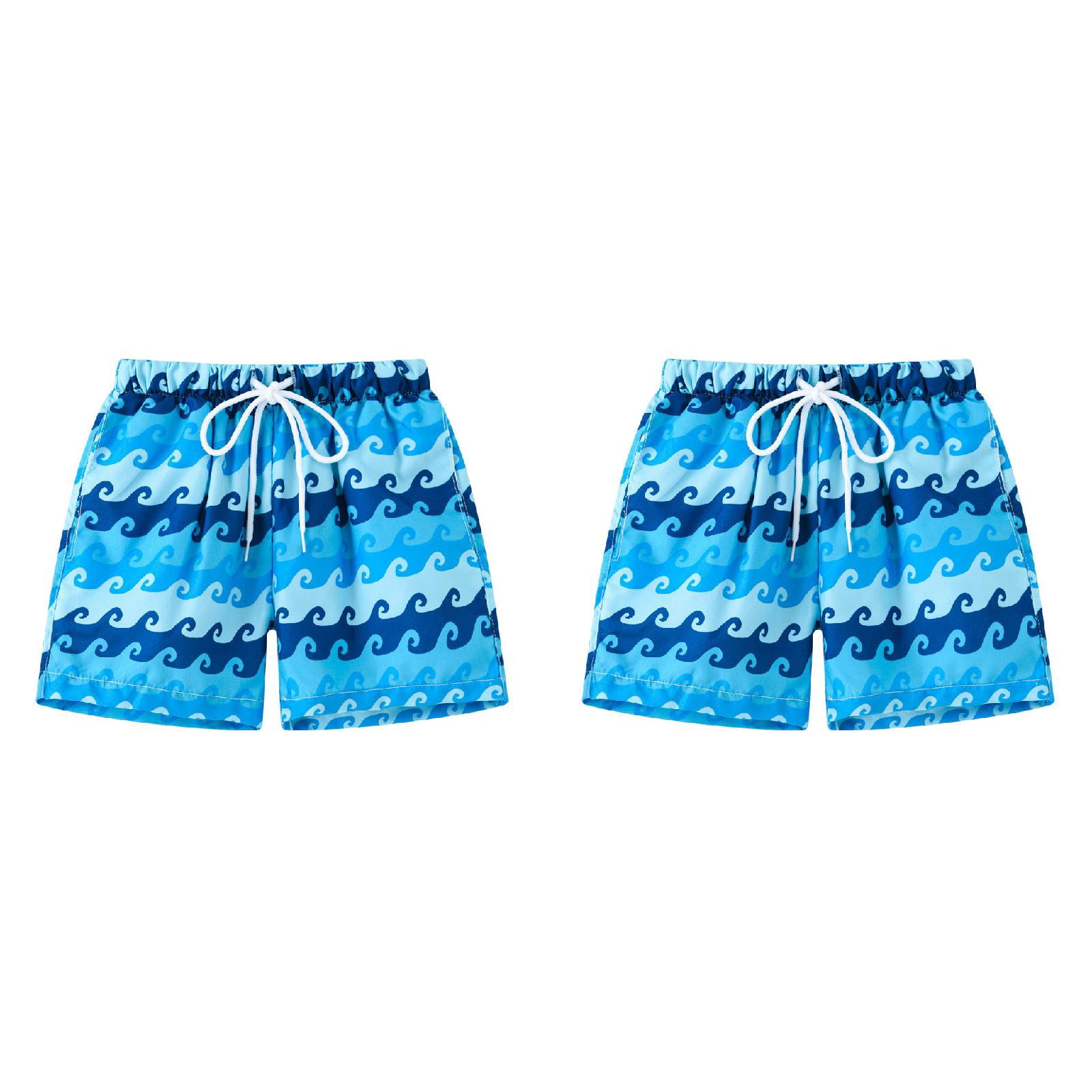 2 Pack 2-8Y Boy Swimming Suits Boys Cartoon Swim Trunks Swim Trunk Boy ...