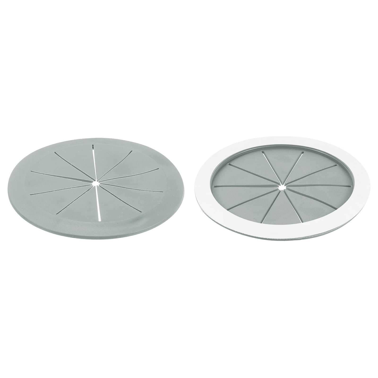 2 Pack 2.95 Inch Cable Grommets, Self-Adhesive Desk Hole Cover, Deep ...