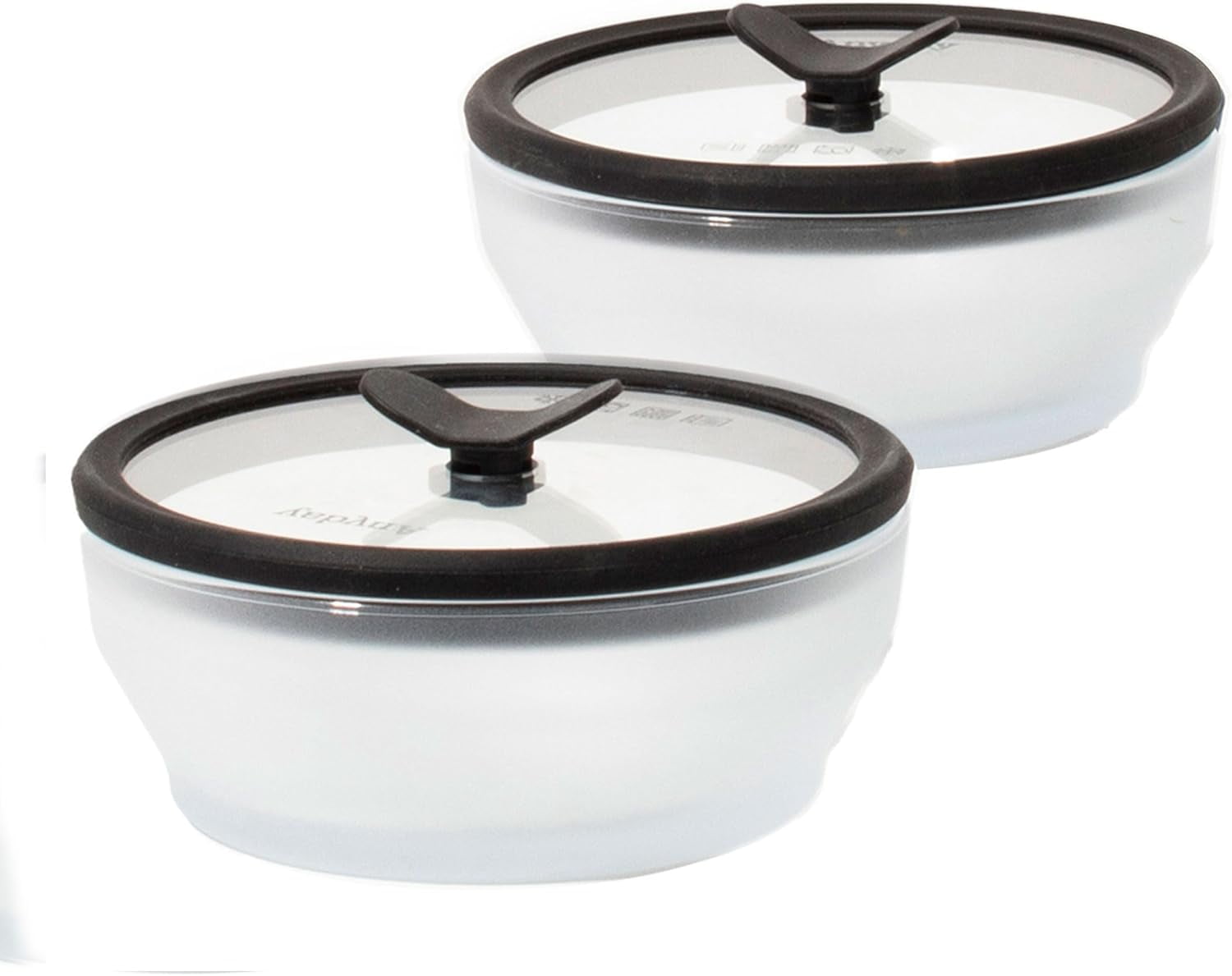 2-Pack (2-Cup) Glass Food Storage Set with Glass Lids | Plastic-Free ...