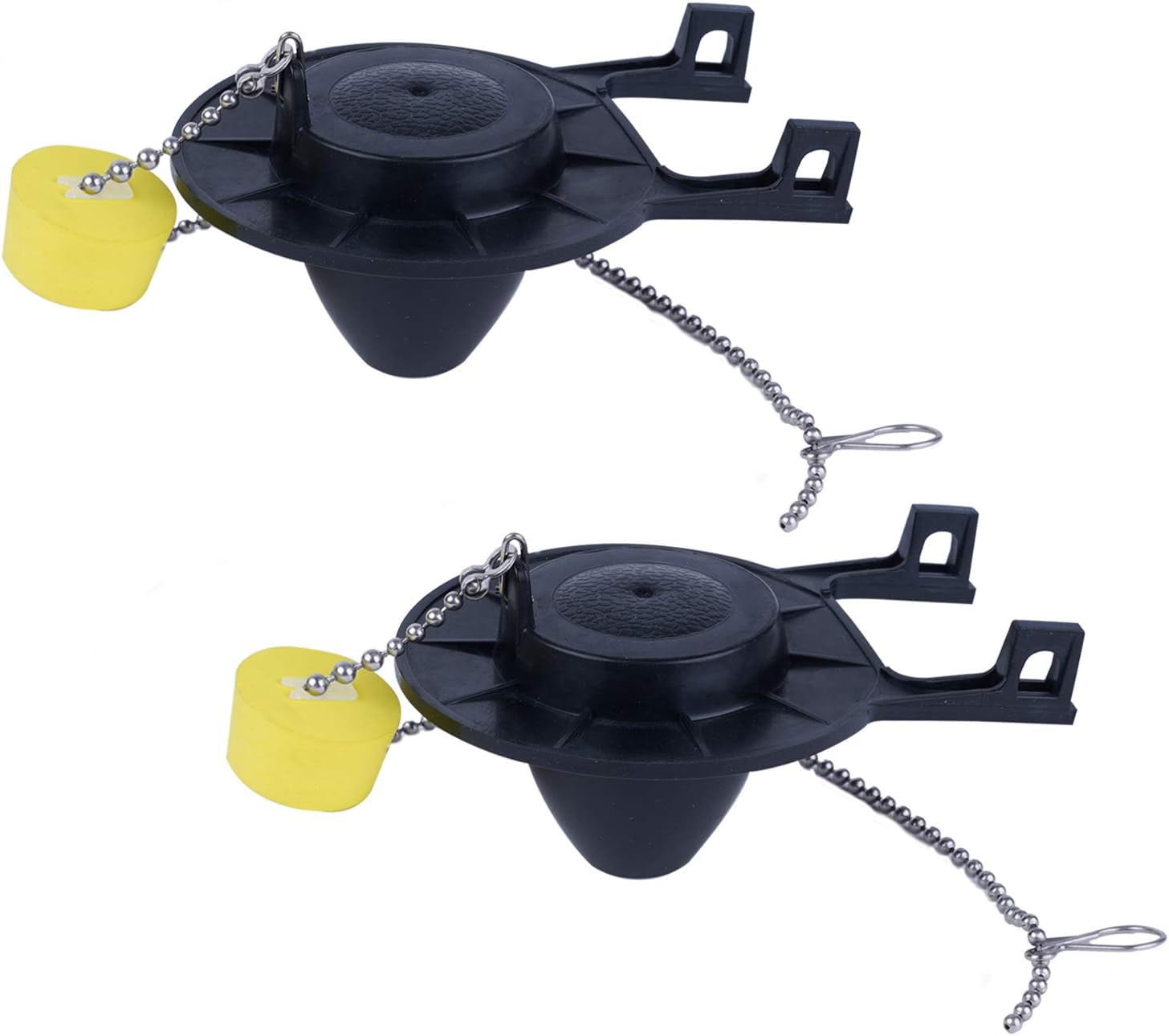 2 Pack 2-Inch Toilet Flapper Replacement Universal Flapper and Chain ...