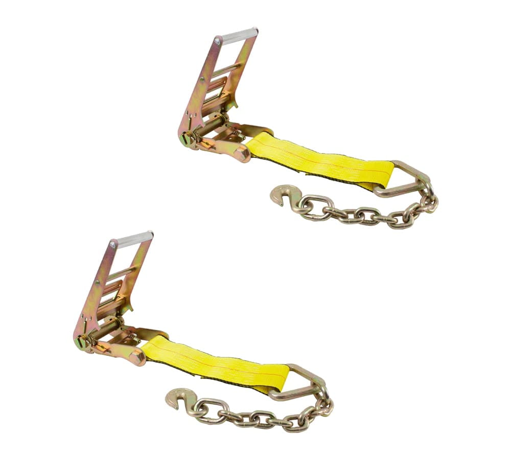 2 Pack 2” Replacement Ratchet with Chain Anchor for 2" Ratchet Tie-down ...