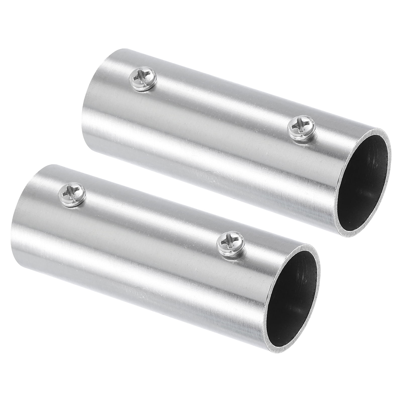 2 Pack 2-Way Straight Pipe Fitting Connector 80mm Length Fit 1" OD Pipe ...
