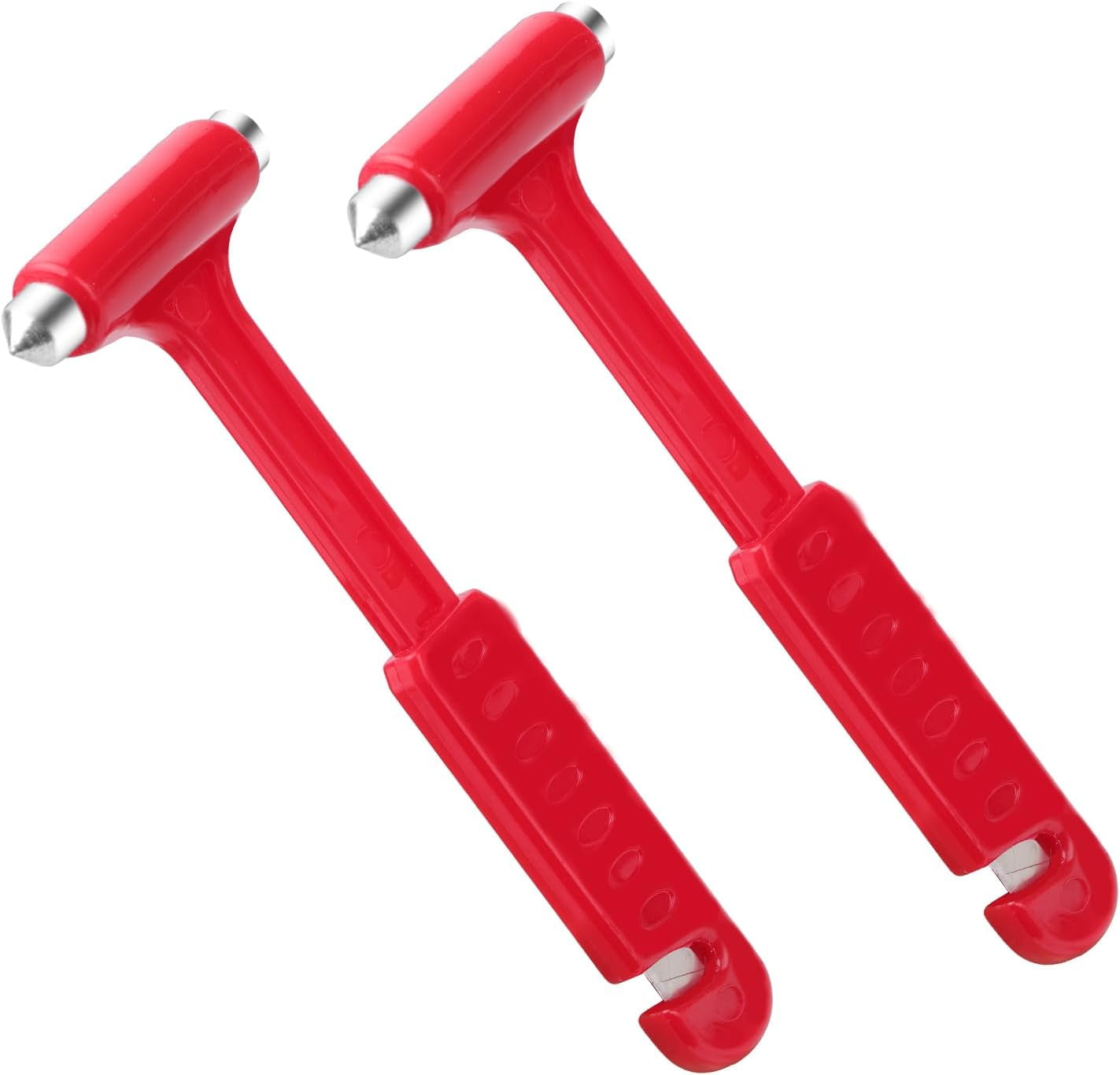 2-Pack 2-in-1 Emergency Car Hammer & Escape Hammers - Glass Window ...