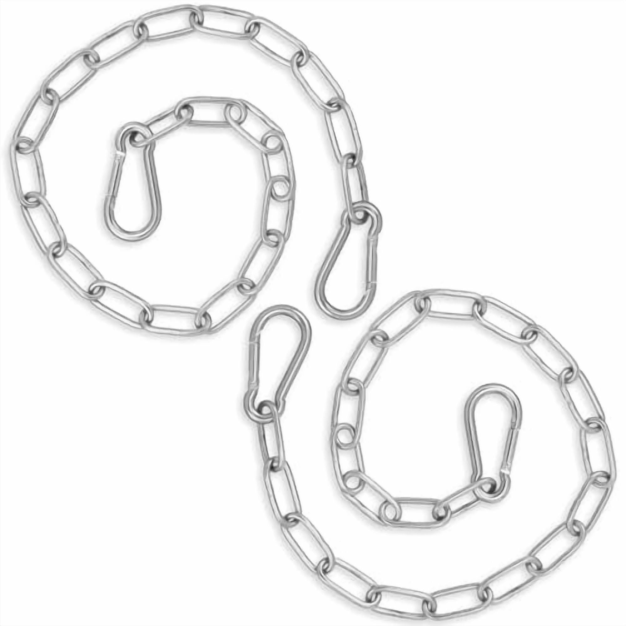2 Pack 20 Inch Stainless Steel Gate Chain - Durable with Carabiner for ...