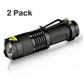 2 Pack 2000 LM LED Flashlights, Powerful Handheld Mini Tactical ...