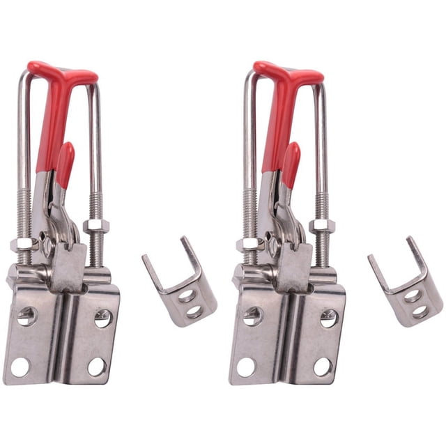 2-Pack 2000Lbs Capacity Heavy Duty Adjustable Latch U Bolt Self-Lock ...