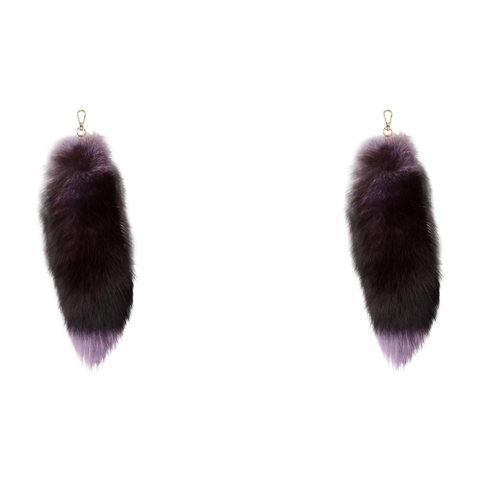 (2-Pack) 2025 3D Cute Tail Keychain Key Wrist Holder Pendant Women Key ...