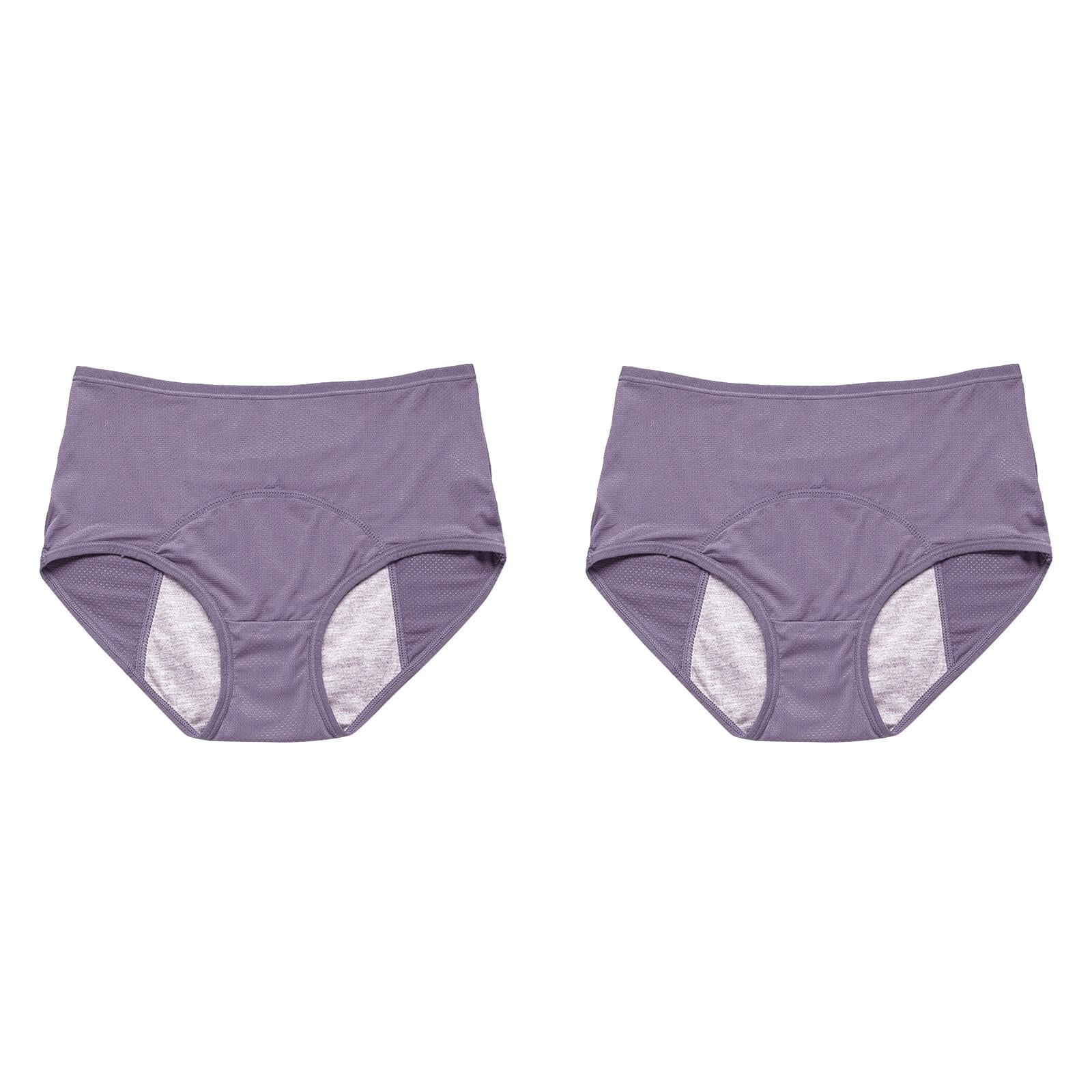 (2-Pack) 2025 40 To 150Kg Plus Briefs for Women Pack Cotton Size L To 8Xl Pants Leak Proof ...