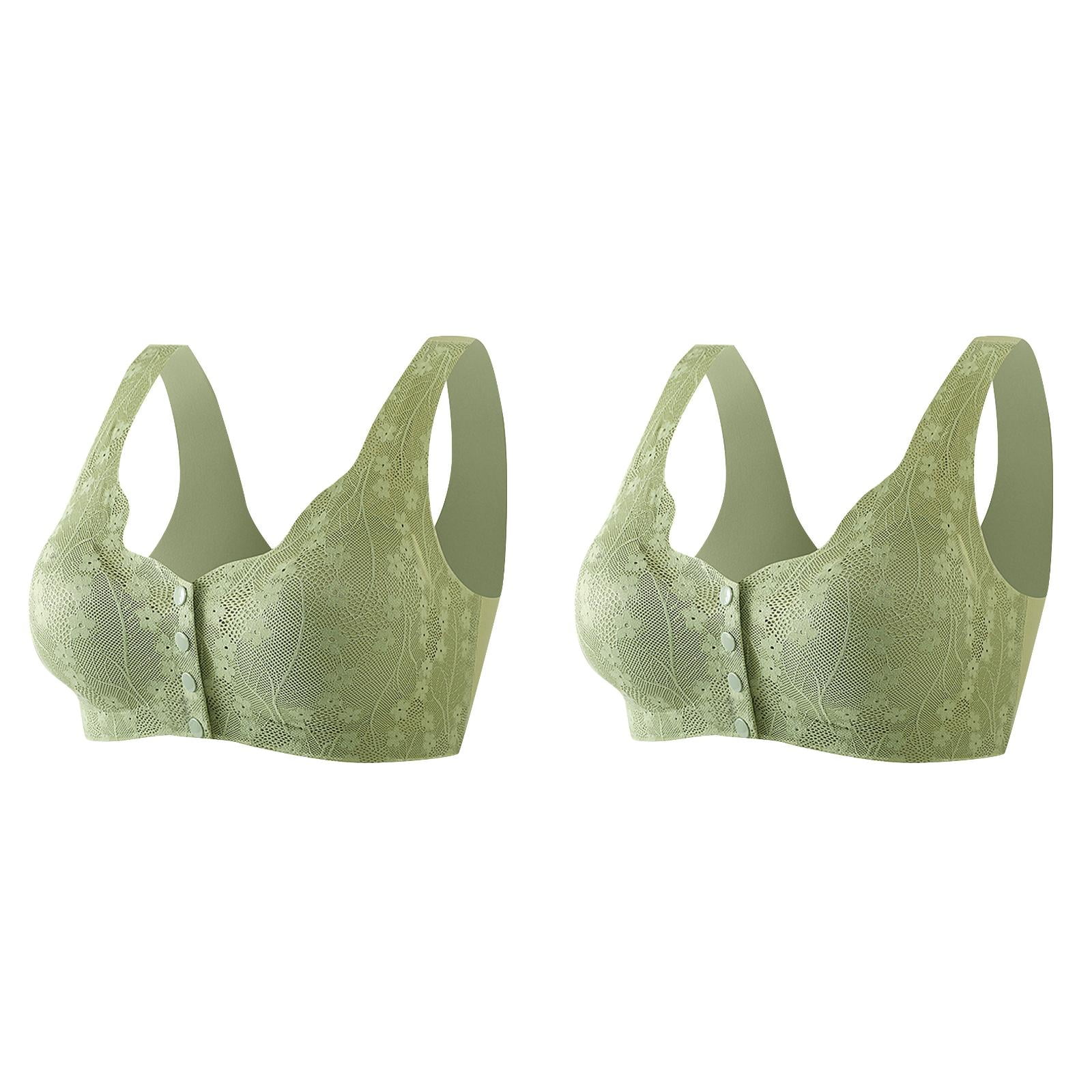 (2-Pack) 2025 Bra for Women Comfortable Woman's Bras Convenient Front ...