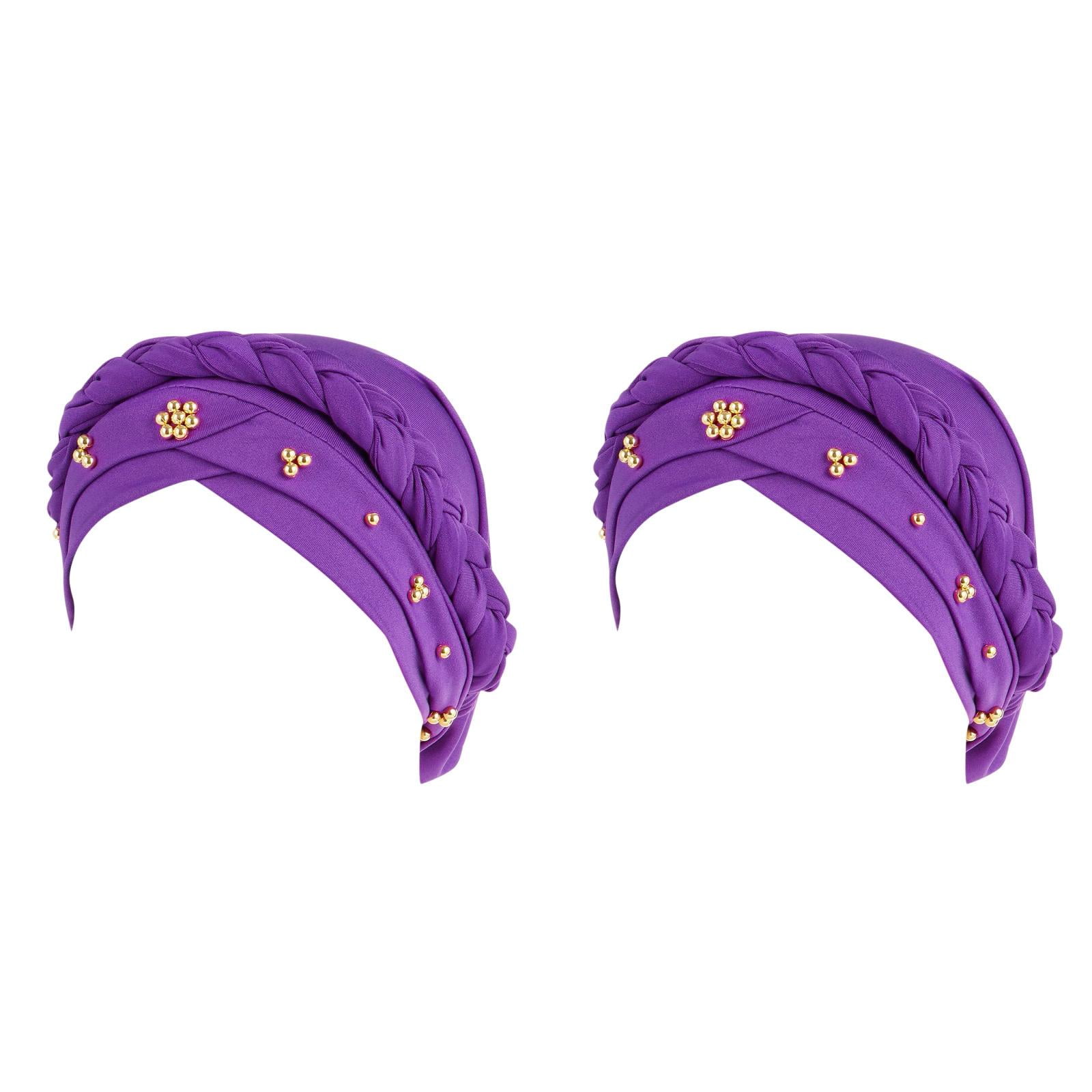 (2-Pack) 2025 Braid Hat Headwear Women Mens Wool Caps and Hats Cap ...