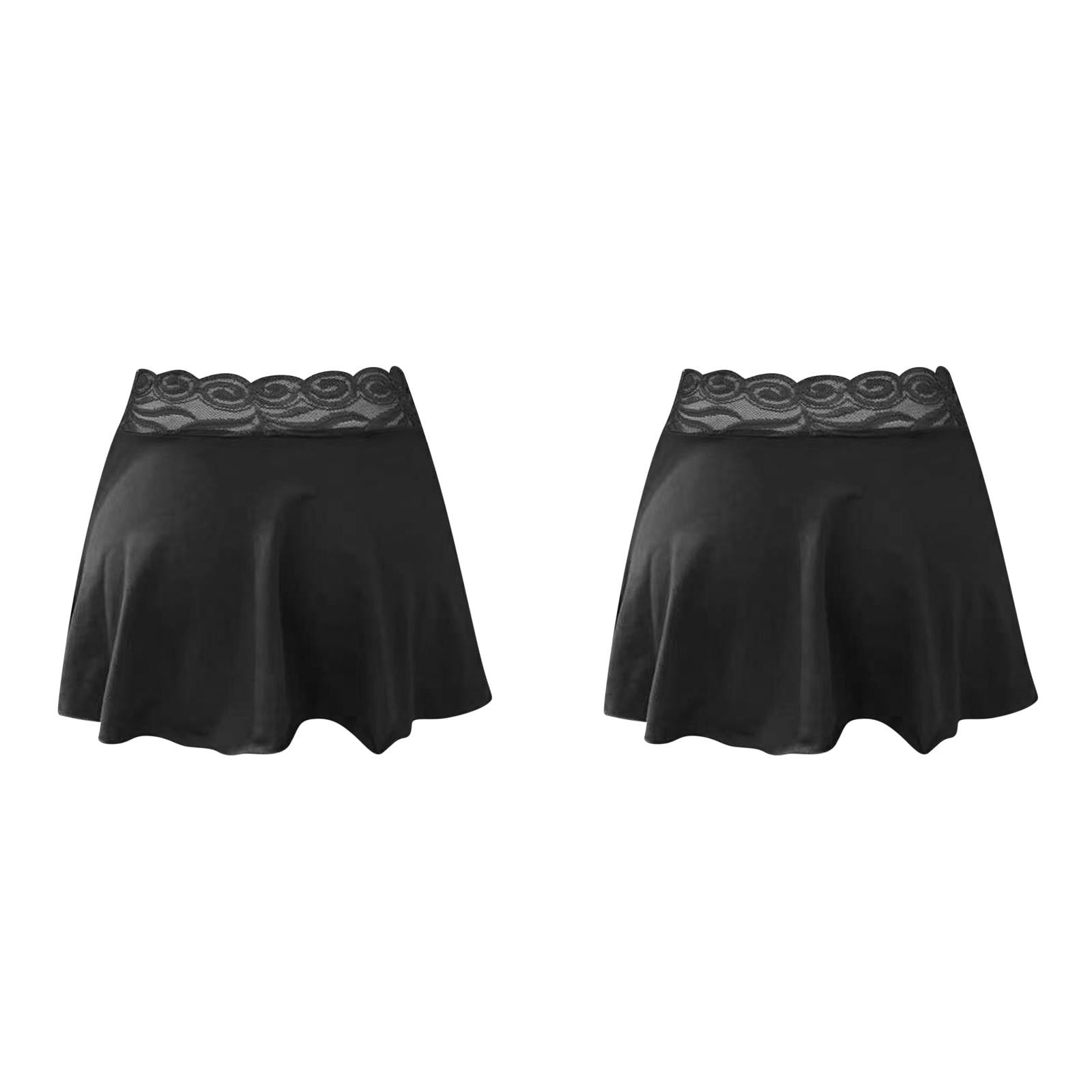 2 Pack 2025 Bust Flimsy Lacey Night Gown For Woman See Through Skirt Womens Blouse Sleeveless