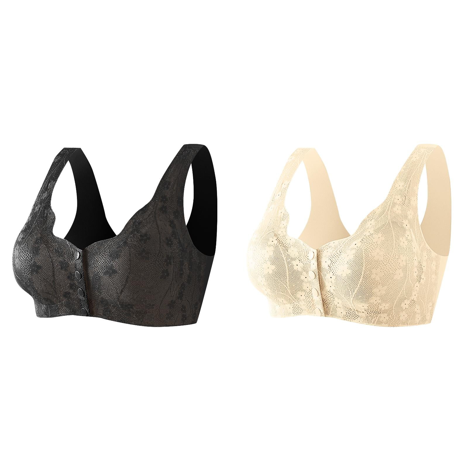 (2-Pack) 2025 New Daisy Bra for Women Womens Bras Push Upy Comfortable ...