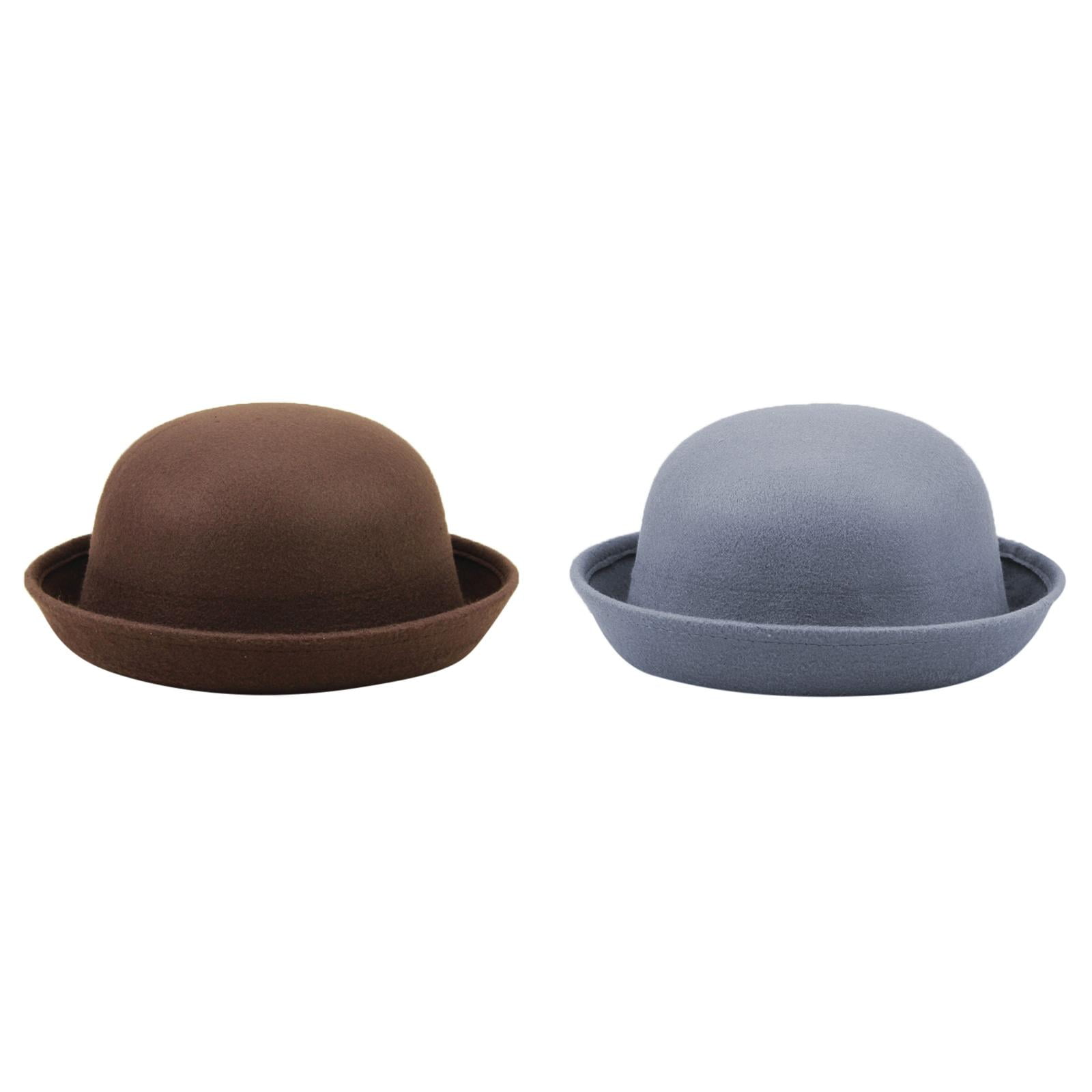 (2-Pack) 2025 New Elegants Solid Hat Men's Bucket Hat Roll Up Brim ...