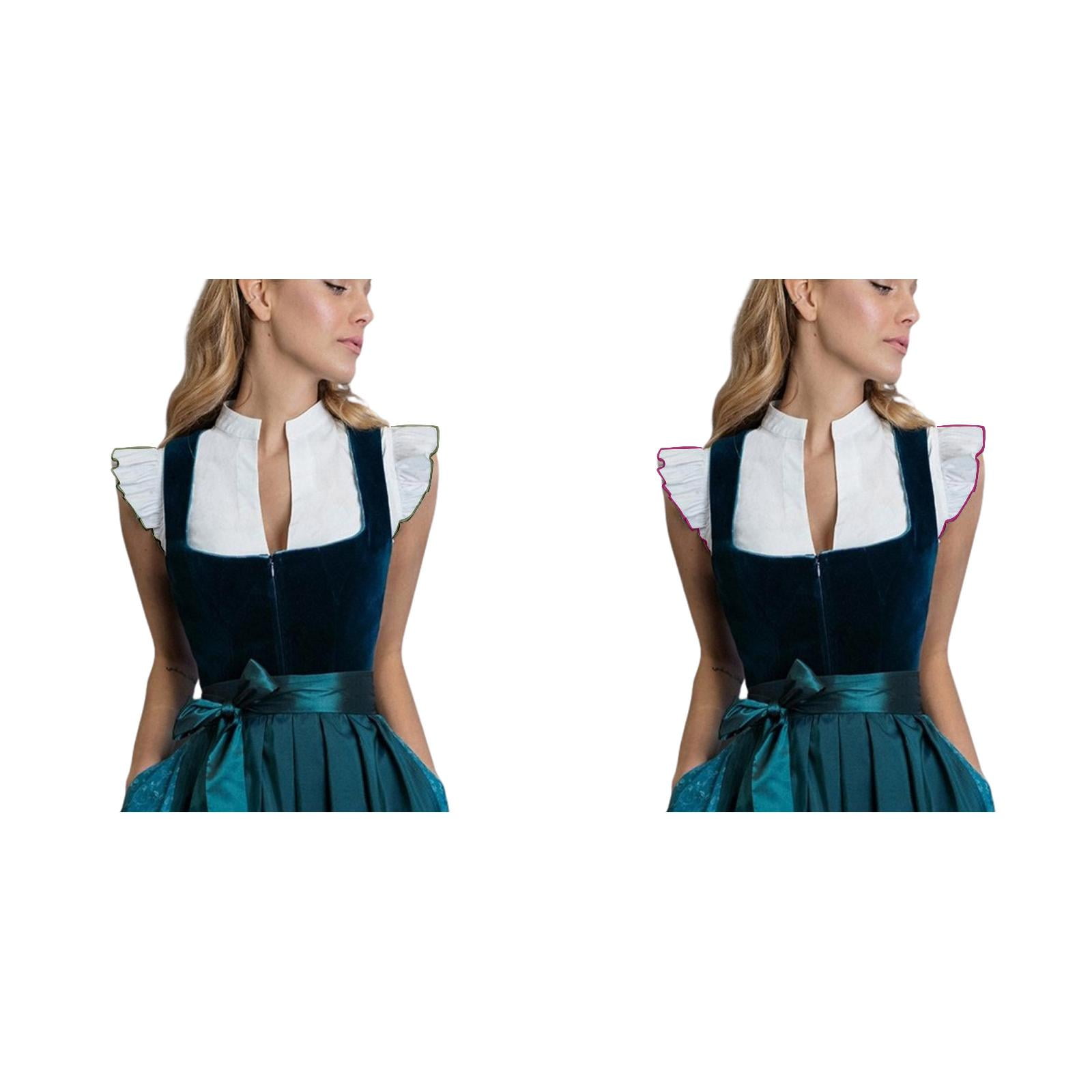 (2-Pack) 2025 New Germany Oktoberfest Womens Vintage Push Up Bras for ...