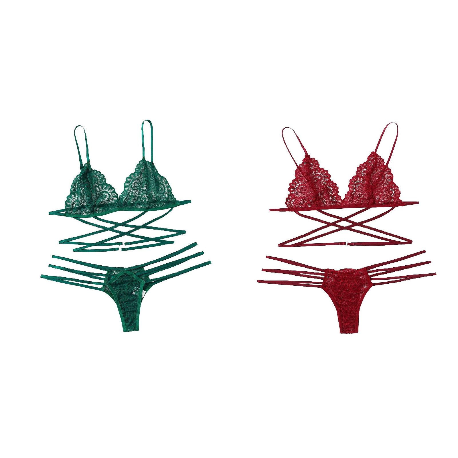 (2-Pack) 2025 New New Womeny Lace Birthday for Women Thong Set Bodydoll ...