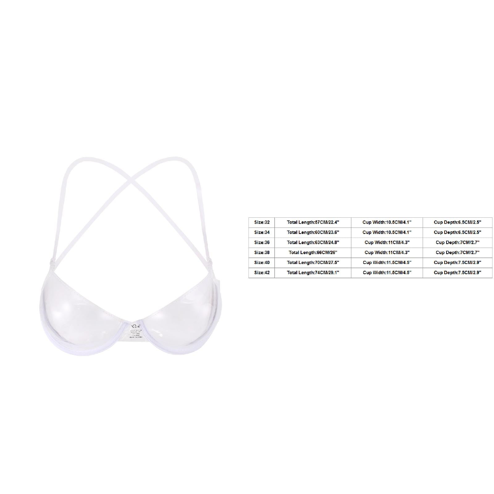(2-Pack) 2025 New Strap Clear Braiest for Women fory Long Transparent ...