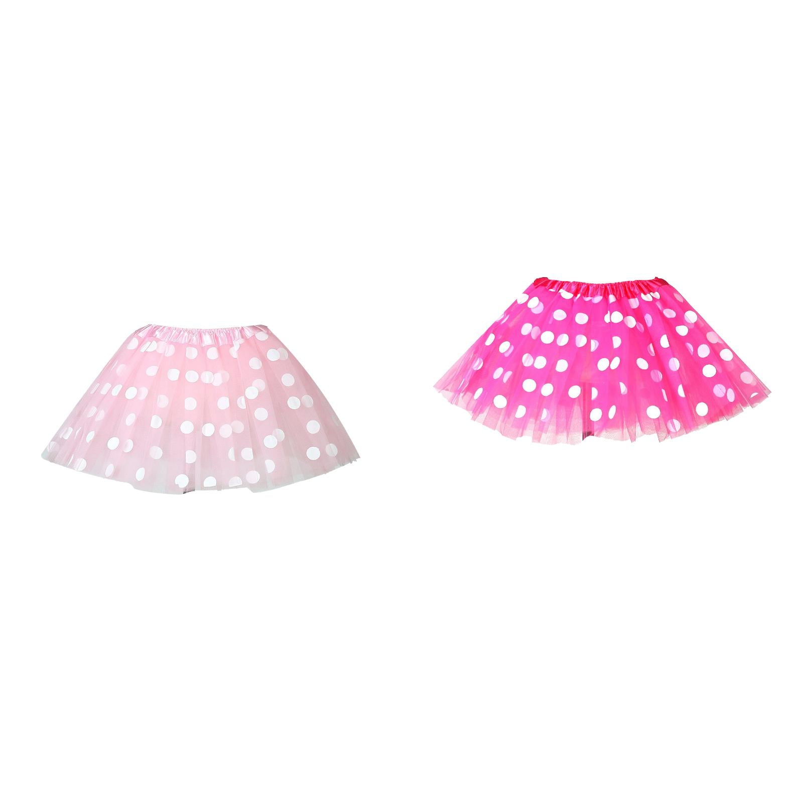 (2-Pack) 2025 New Style Skirt Tutu Latex Skirt Princess offset Mesh Two ...
