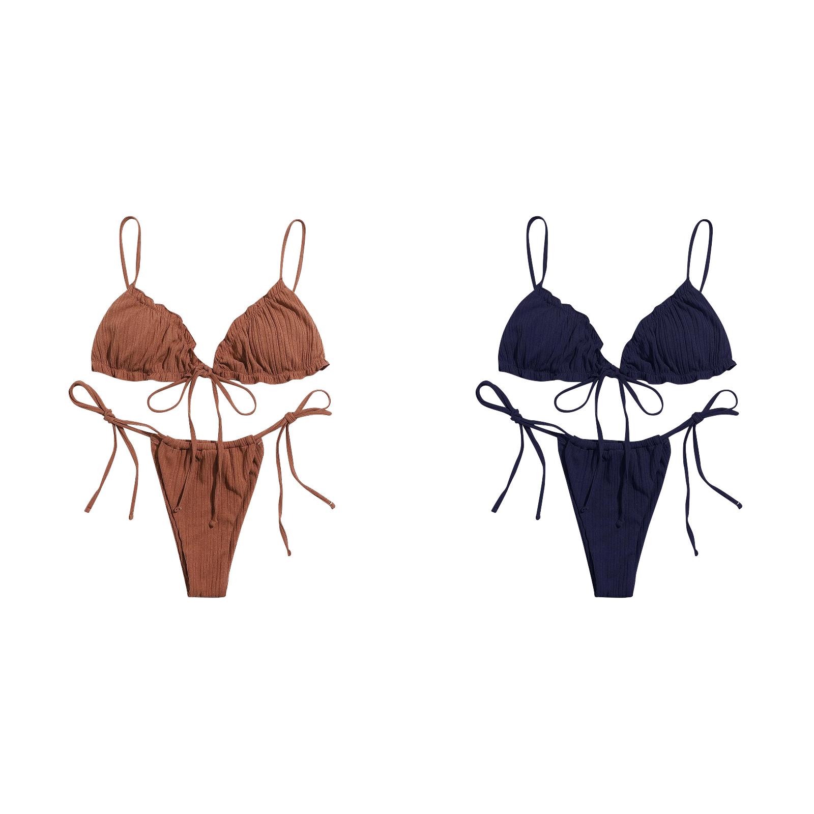 (2-Pack) 2025 New Swimwear Beachwear Women Print Woman Swimming Suit ...