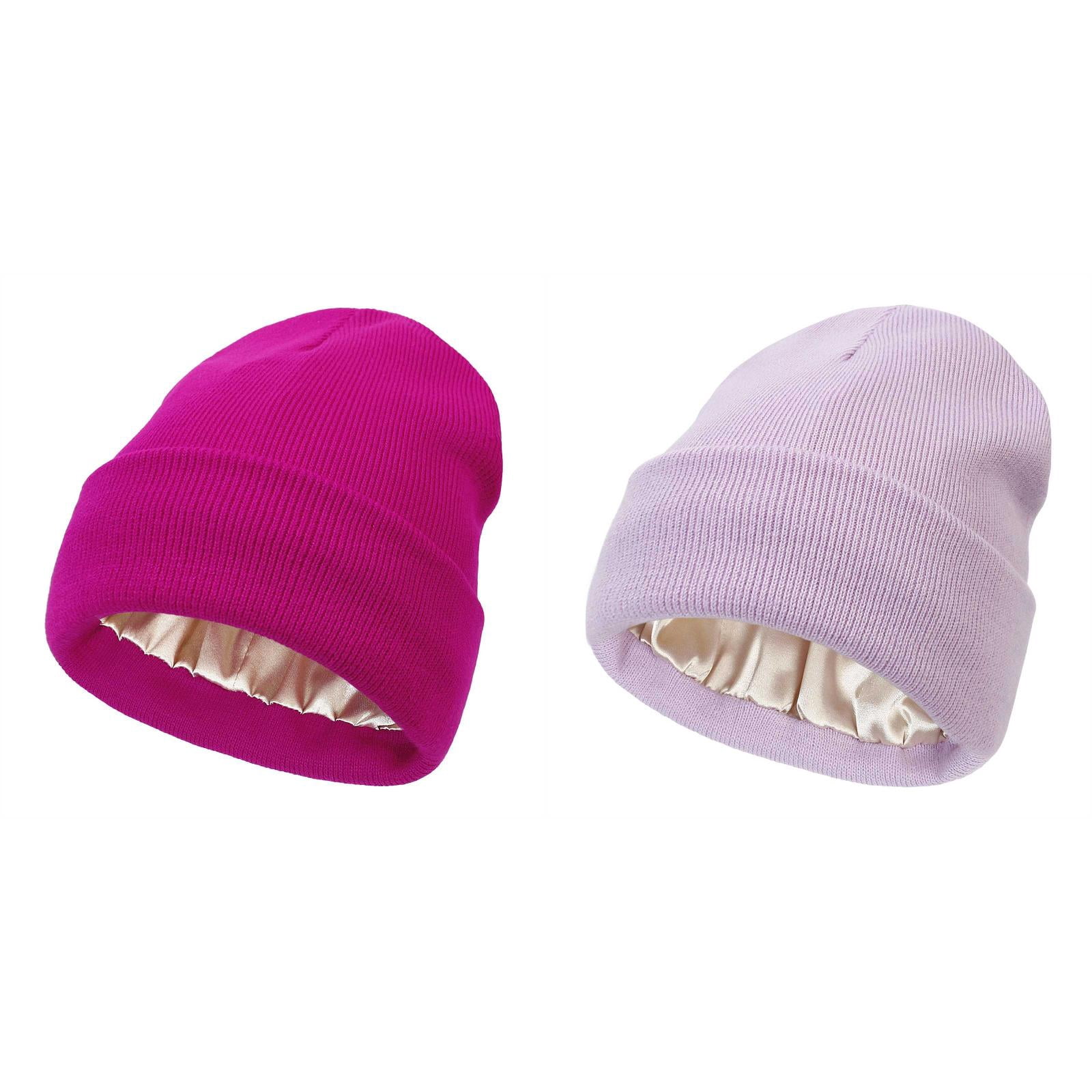 (2-Pack) 2025 New Women Solid Allry Hat Autumn and Winter Knitted ...