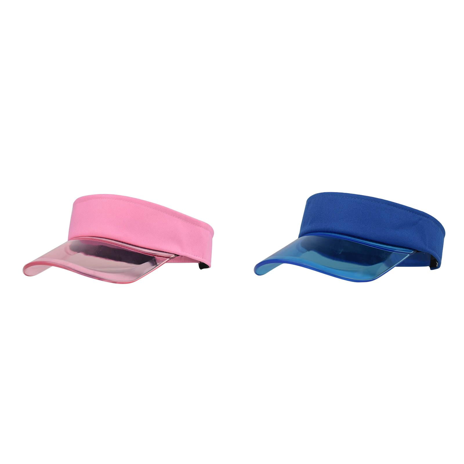 (2-Pack) 2025 New Women Solid Color Hat Curving Band Sun Protection ...