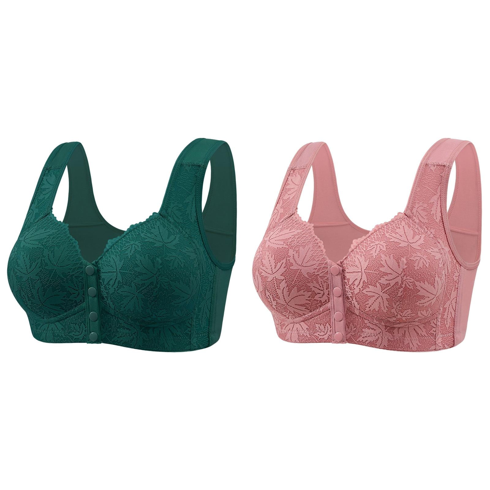 (2-Pack) 2025 New Women's Comfortable andy Womens Bras Plus Size ...