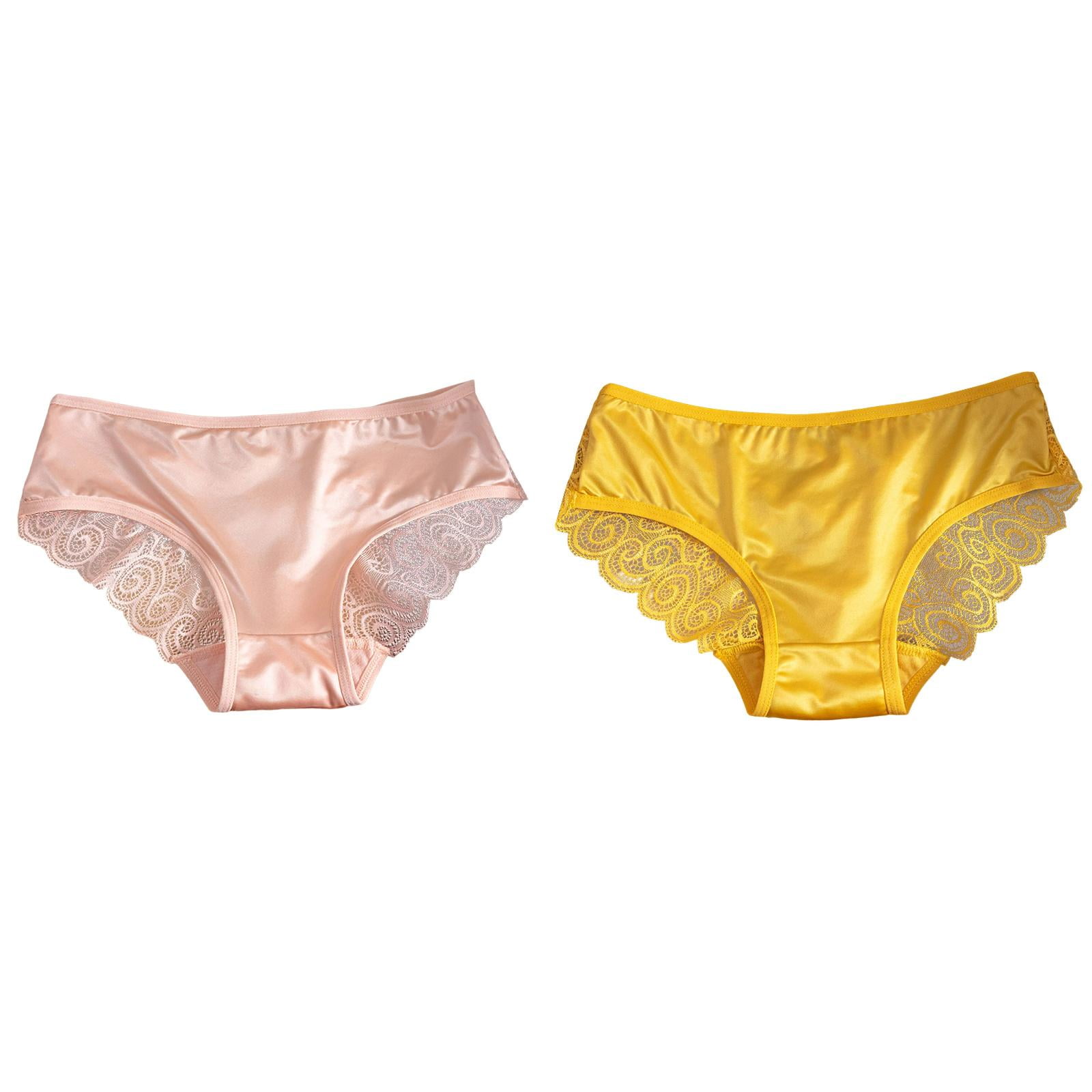 (2-Pack) 2025 New Women'sy Hollow Thin Eatable Panties Strap Panties ...