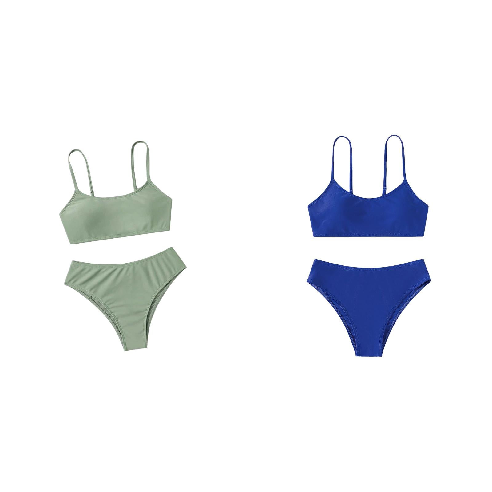 (2-Pack) 2025 New s Two Piece Swimsuit s Swim Suits Size 14 Sport High ...