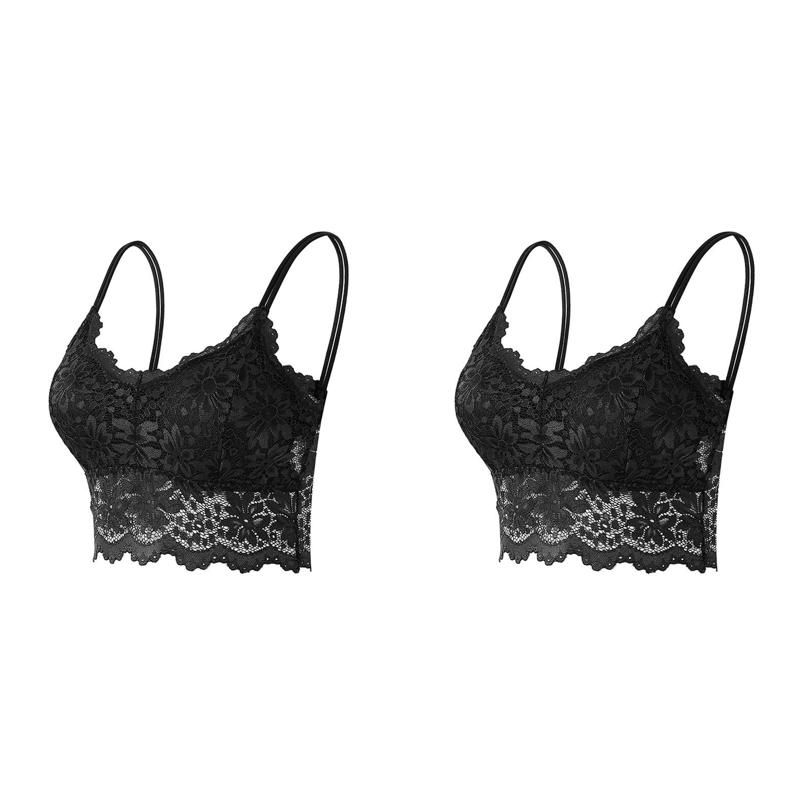 (2-Pack) 2025 Strapless 1 Piece Bra for Women Pack Summer Bandeau Bra ...